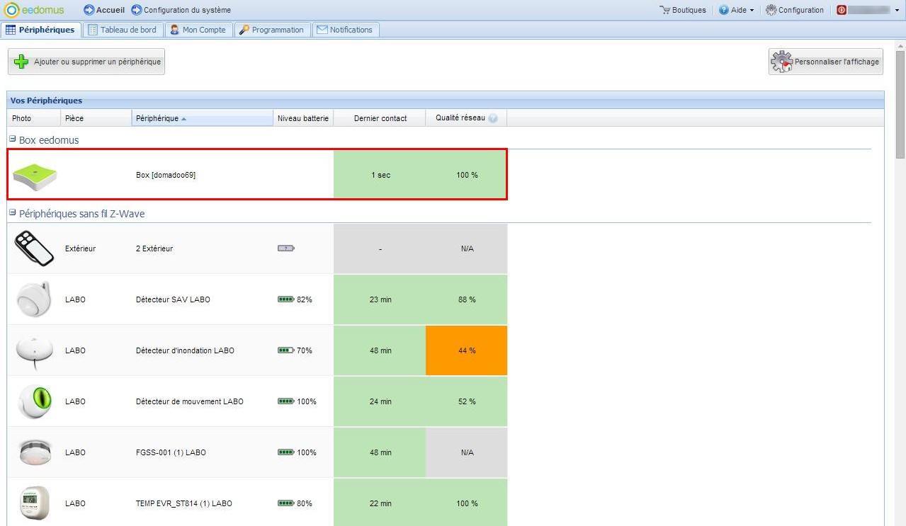Guide d'utilisation de l'interface RFXtrx433E (RFXCOM 14103) avec la ...