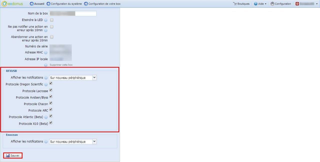 Guide d'utilisation de l'interface RFXtrx433E (RFXCOM 14103) avec la ...