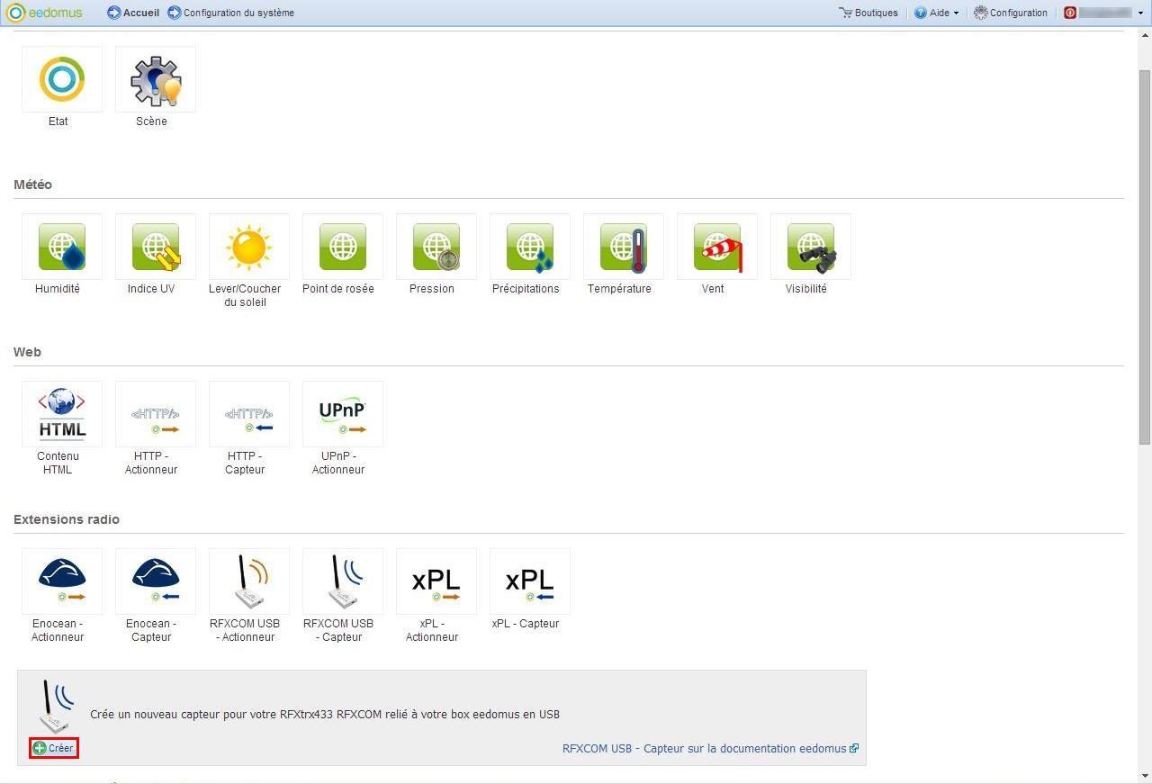 Guide d'utilisation de l'interface RFXtrx433E (RFXCOM 14103) avec la ...