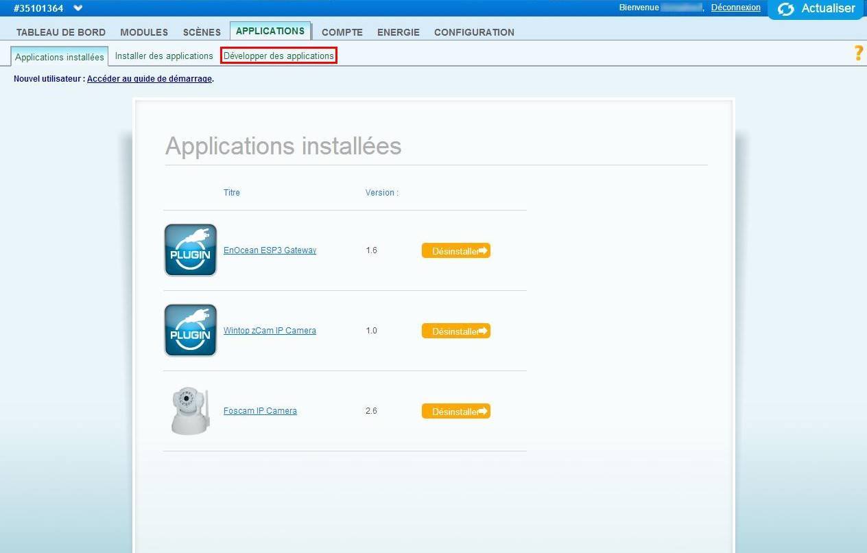 Guide d'utilisation de l'interface RFXtrx433E (RFXCOM 14103) avec la ...