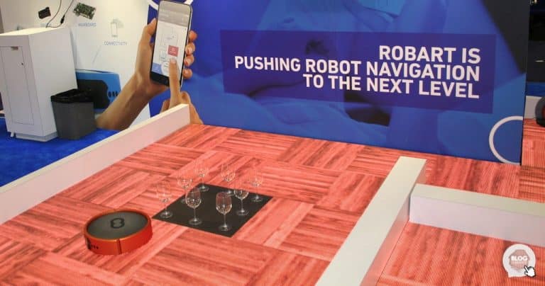 Robart présente son robot aspirateur doté d'une intelligence ...