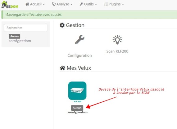 Découverte de l'interface KLF 200 Velux avec le contrôleur Jeedom ...