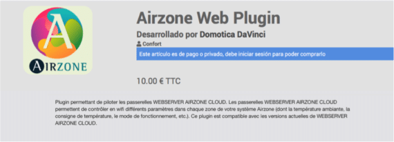 Comment INTÉGRER le système de climatisation AIRZONE sur JEEDOM