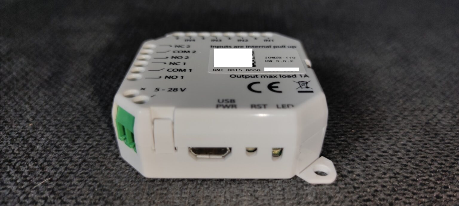 Découverte du module I/O Zigbee 3.0 - 4 entrées + 2 sorties