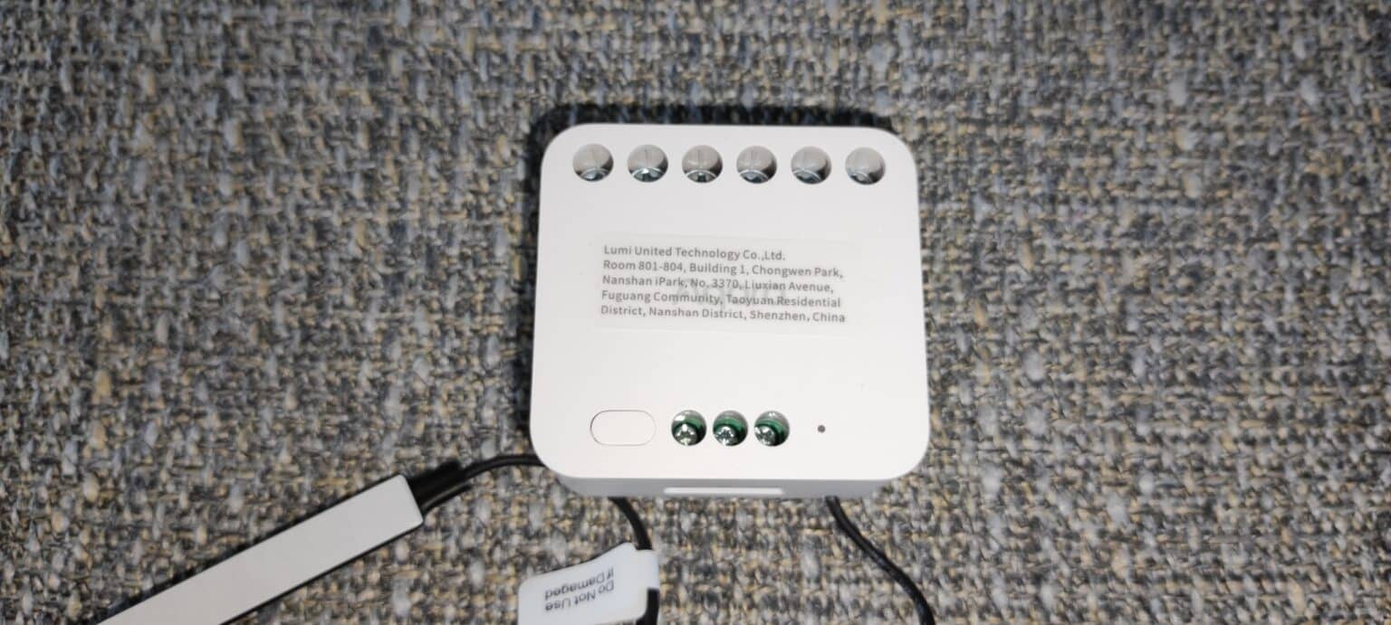 Découverte du Dual Relay Module T2 Aqara Zigbee 3.0 Matter