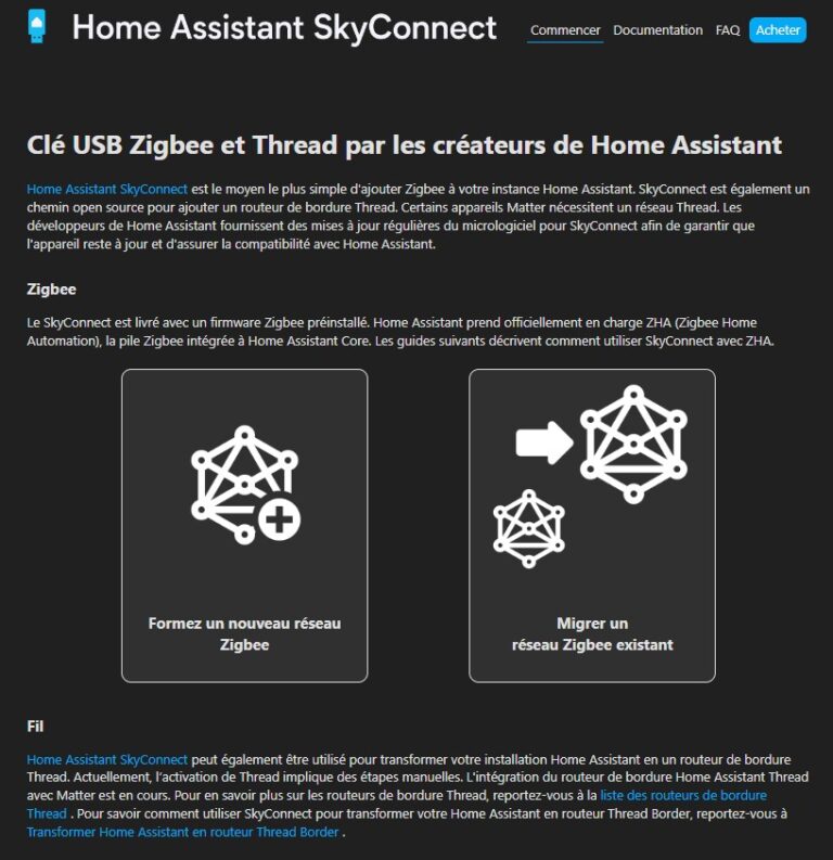 La clé Zigbee 3.0 SkyConnect pour Home Assistant et Jeedom