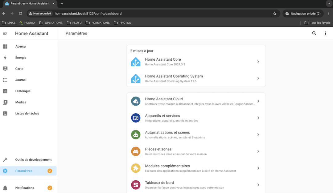 Home Assistant et Zigbee2MQTT: installation et configuration