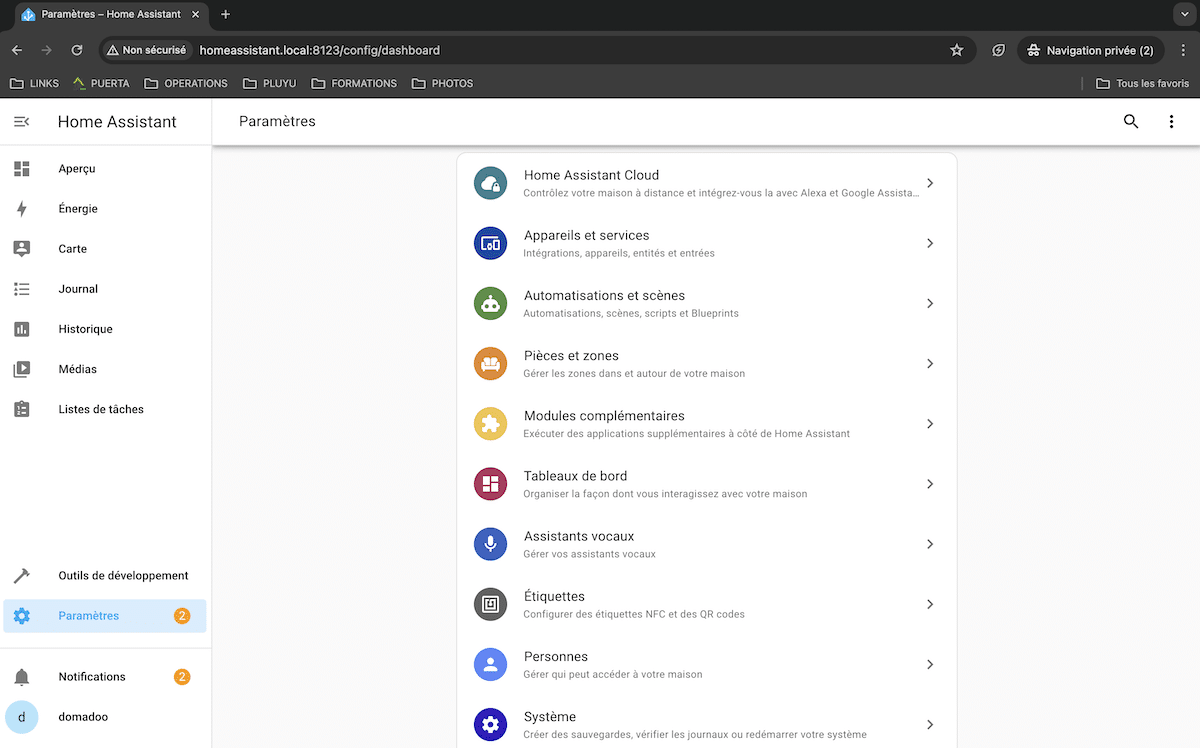 Home Assistant et Zigbee2MQTT: installation et configuration