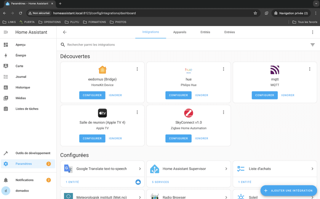 Home Assistant et Zigbee2MQTT: installation et configuration