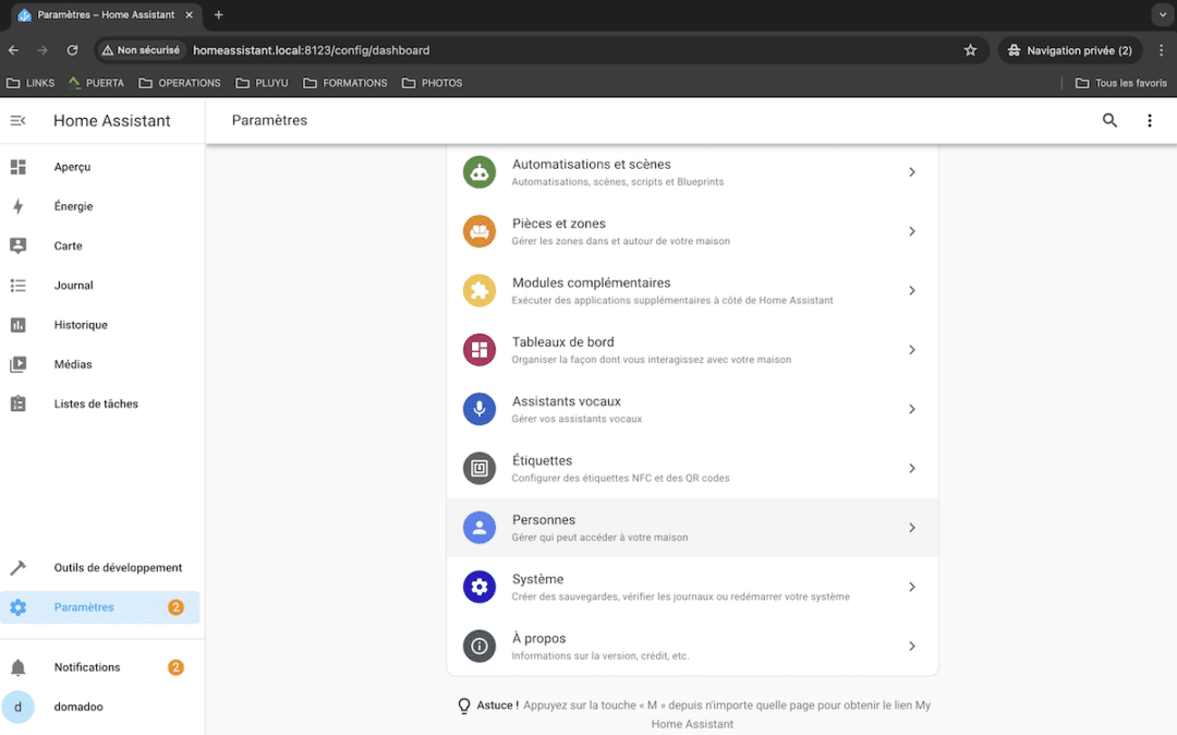 Home Assistant et Zigbee2MQTT: installation et configuration